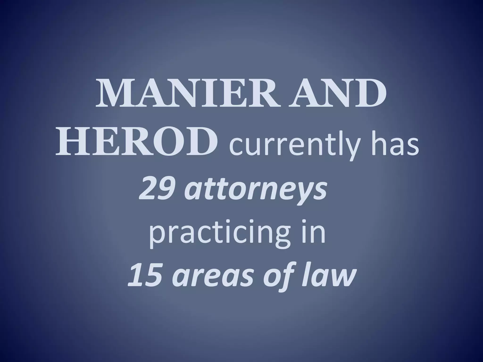 Manier & Herod 100 year anniversary presentation | PPT