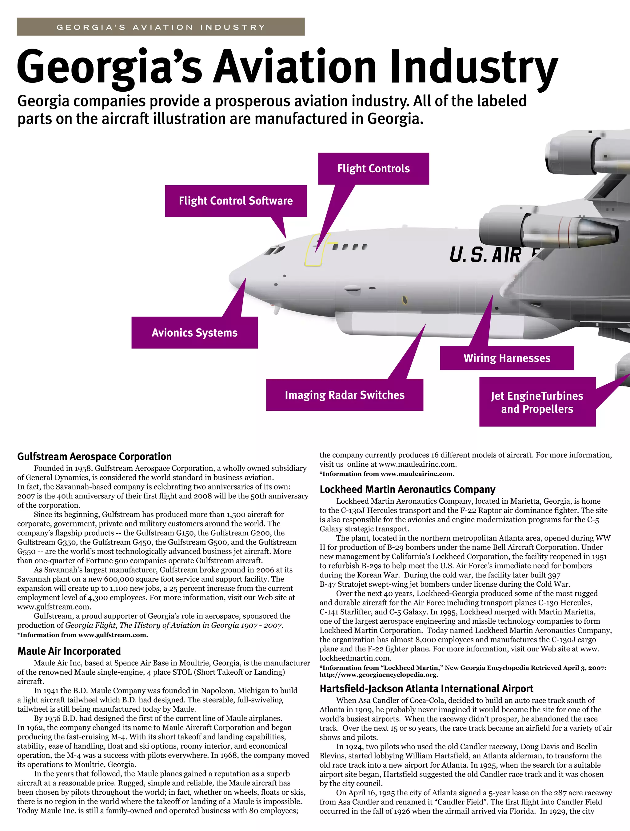 Georgia Centennial of Flight Gazette | PDF