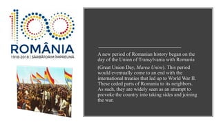 100 Years after The Great Union Day | PPTX