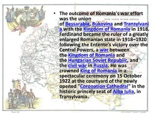 100 years of great union romania | PPT