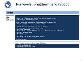 101 1.3 runlevels , shutdown, and reboot | PPT