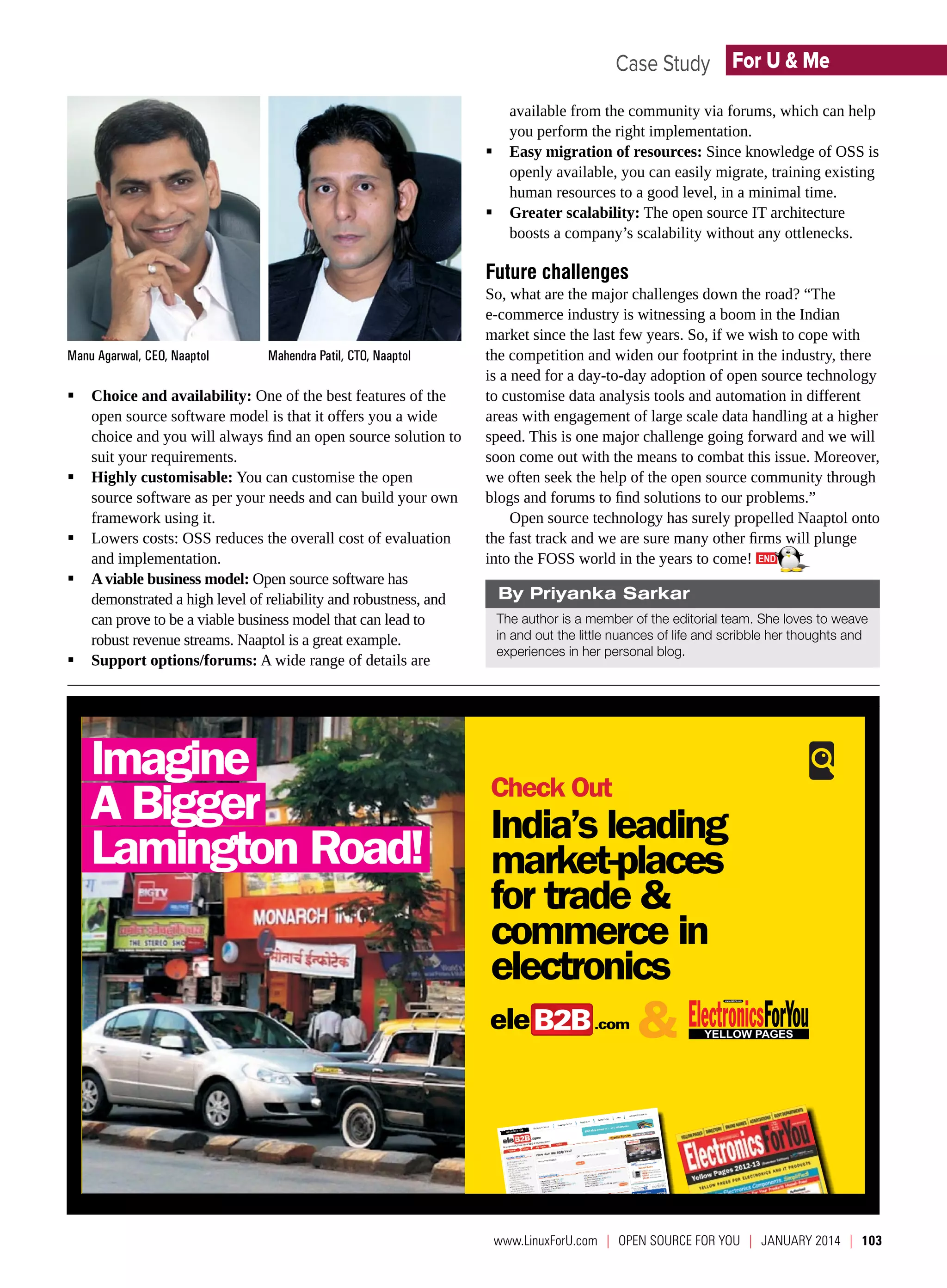 Case Study of Naaptol published in Open Source For You magazine | PDF