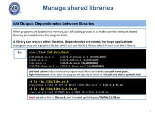 101 2.3 manage shared libraries | PPT