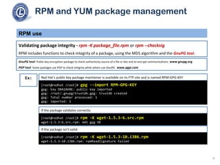 101 2.5 use rpm and yum package management | PPT