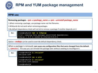 101 2.5 use rpm and yum package management | PPT