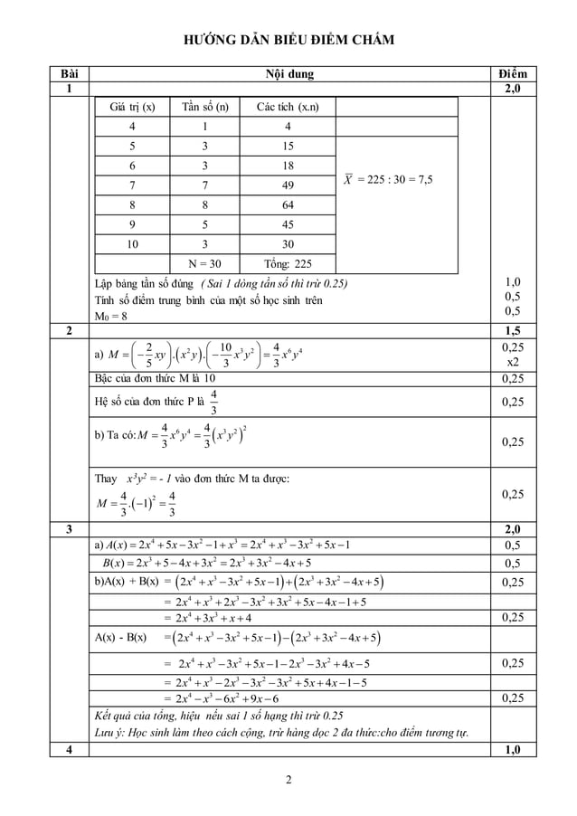 Đề Thi HK2 Toán 7 - THCS Thông Tây Hội | DOCX