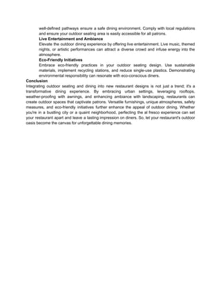 new restaurant design | PDF