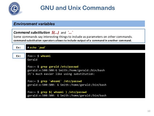 101 31 Gnu And Unix Commands