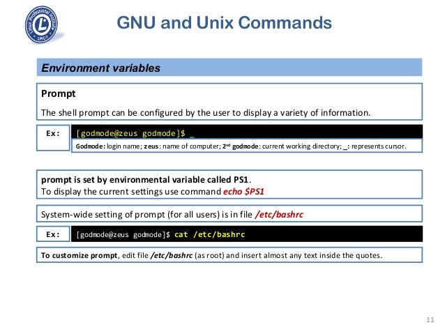 101 31 Gnu And Unix Commands