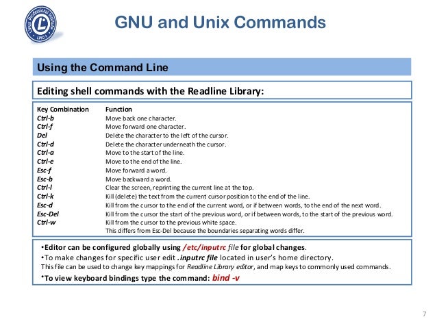 101 3.1 gnu and unix commands