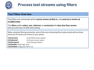 101 3.2 process text streams using filters | PPT
