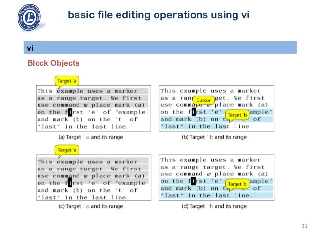 101 3.8 perform basic file editing operations using vi