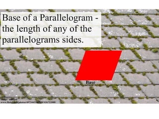 10.1 Area of a Parallelogram | PPT