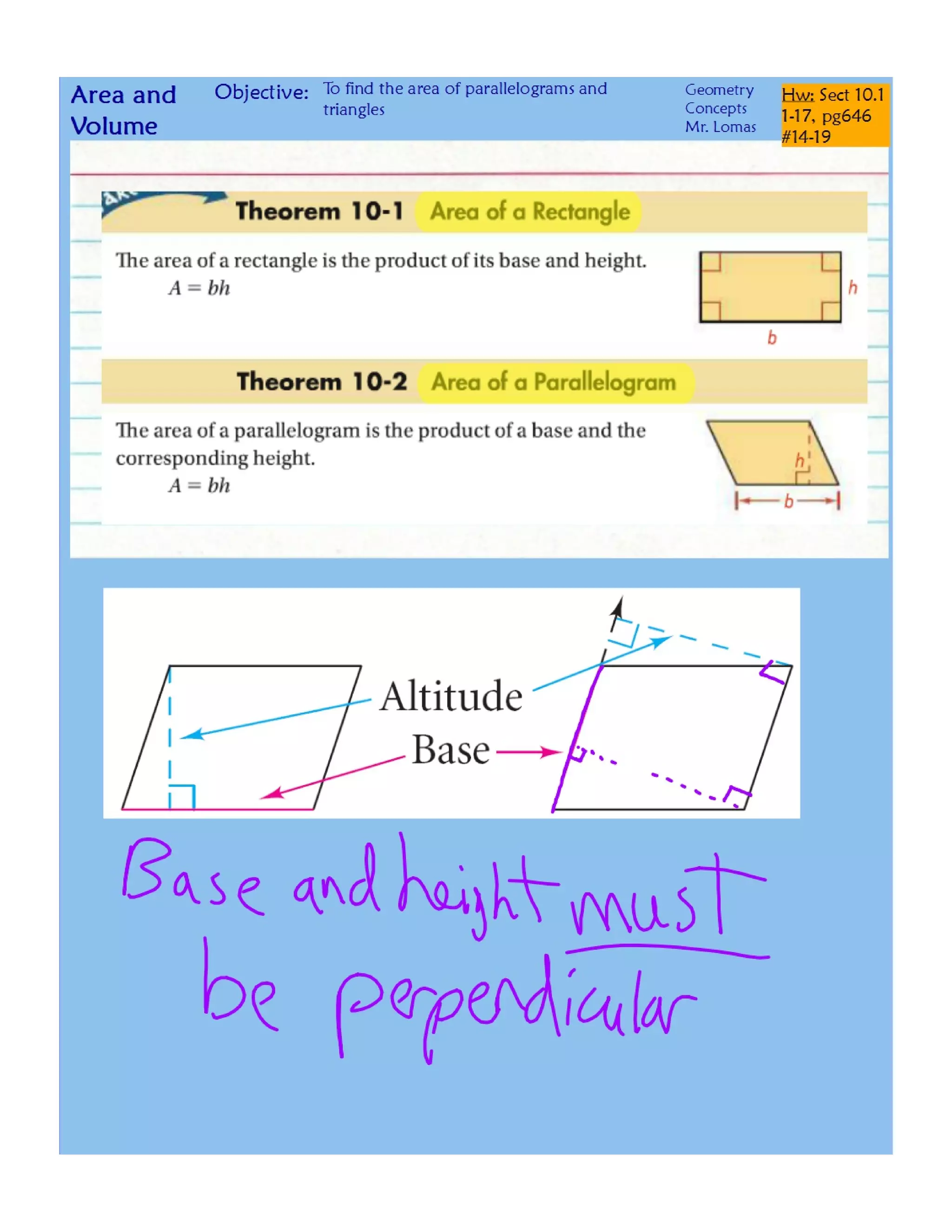 10-1 Areas of Parallelograms and Triangles Concepts.pdf