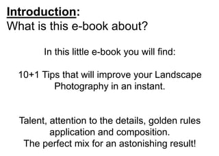 10+1 Awesome Landscape Photography tips | PPTX