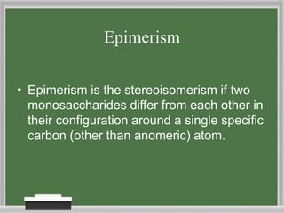Carbohydrate Chemistry | PPTX
