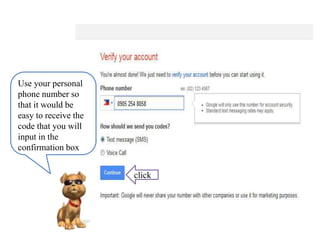 101 creating email account-gmail | PPSX