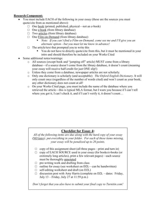ENG 101 - Research Paper | PDF