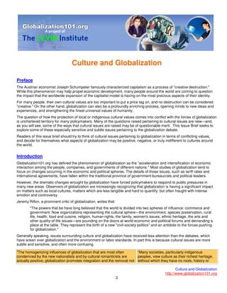 101 Globalisation And Culture | PDF