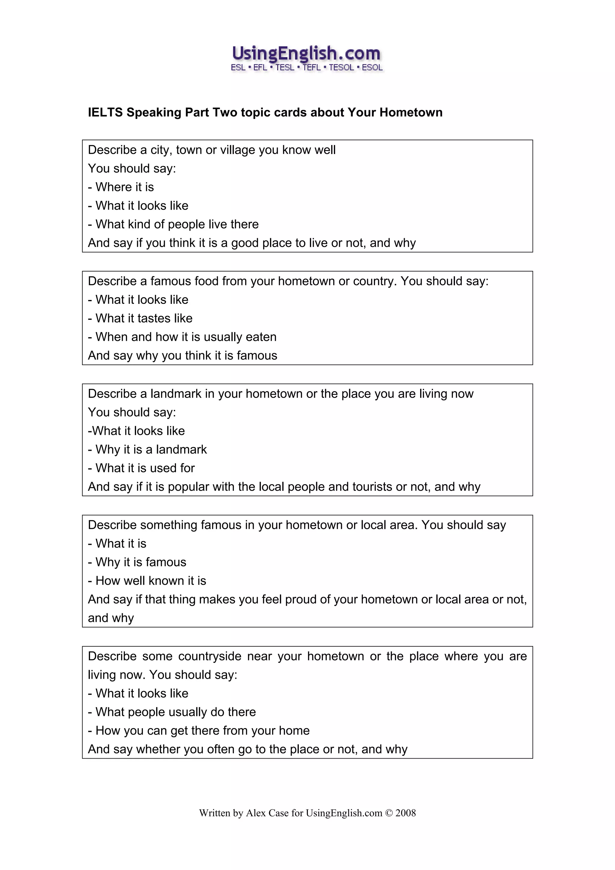 101 ielts-speaking-part-two-topic-cards-that-tie-in-with-ielts-speaking ...