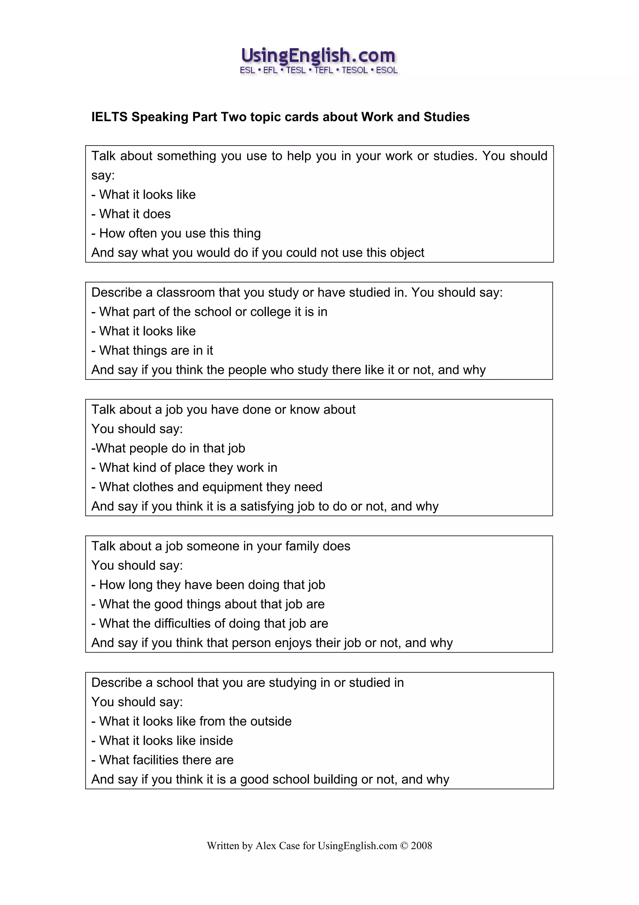 101 ielts-speaking-part-two-topic-cards-that-tie-in-with-ielts-speaking ...