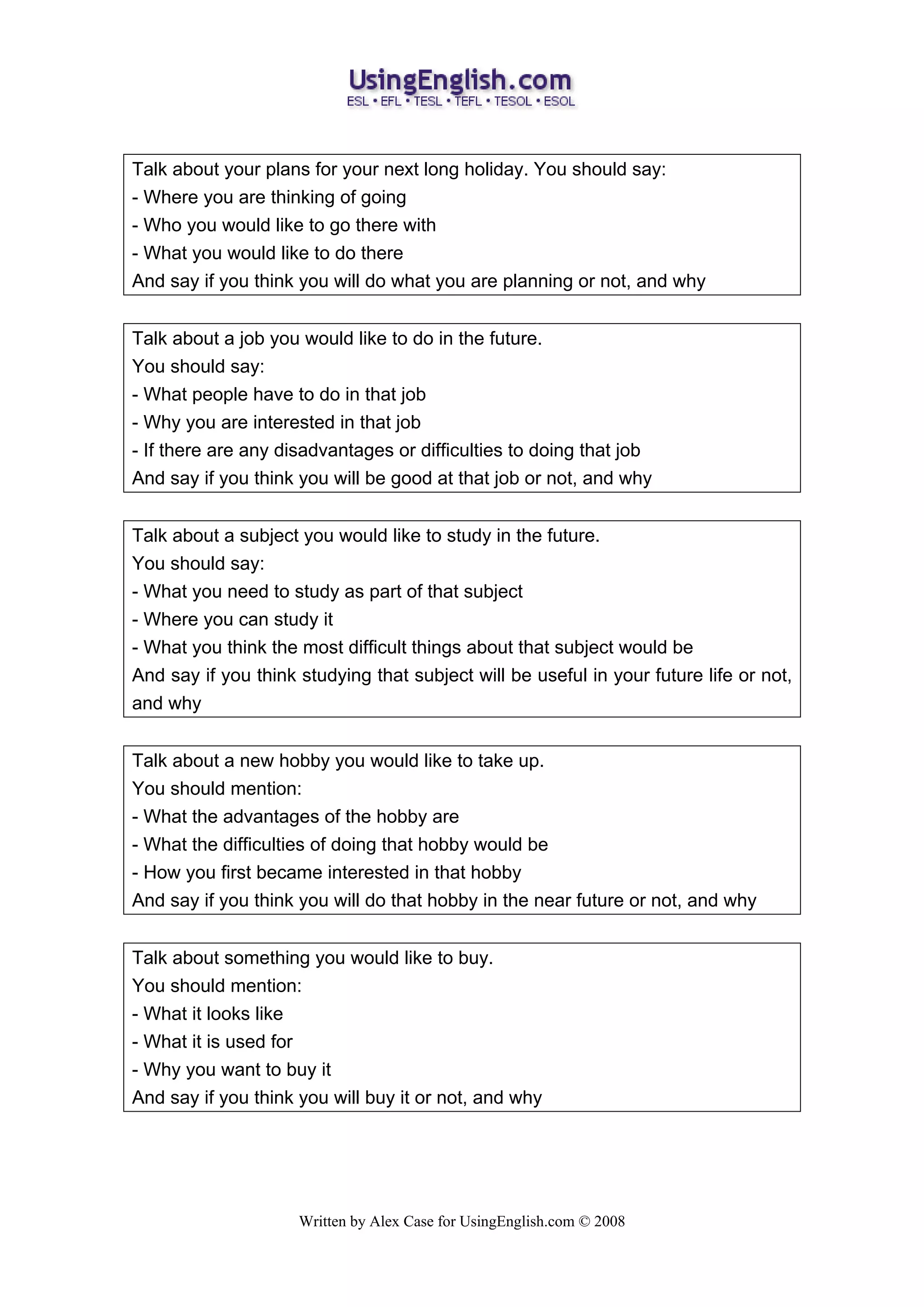 101 ielts-speaking-part-two-topic-cards-that-tie-in-with-ielts-speaking ...