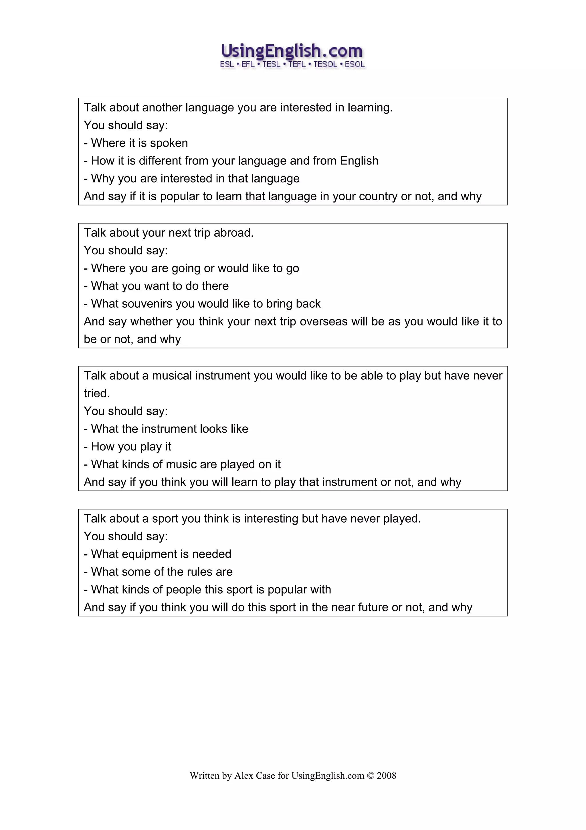 101 ielts-speaking-part-two-topic-cards-that-tie-in-with-ielts-speaking ...