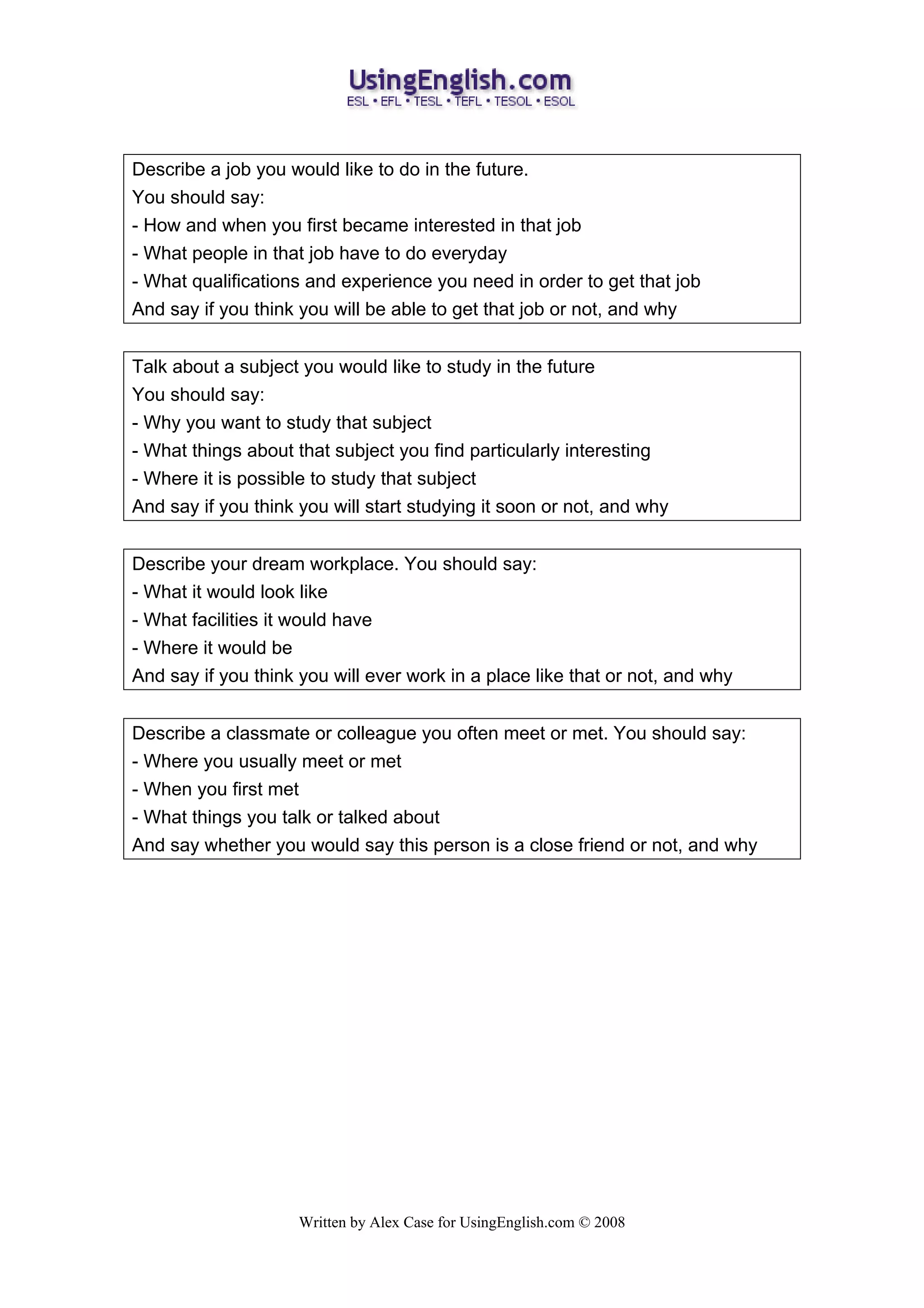 101 ielts-speaking-part-two-topic-cards-that-tie-in-with-ielts-speaking ...