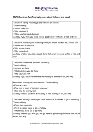 101 ielts-speaking-part-two-topic-cards-that-tie-in-with-ielts-speaking ...