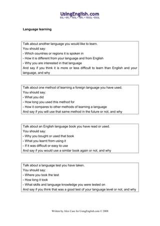 101 ielts-speaking-part-two-topic-cards-that-tie-in-with-ielts-speaking ...
