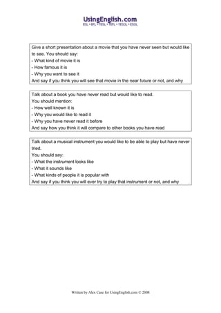 101 ielts-speaking-part-two-topic-cards-that-tie-in-with-ielts-speaking ...