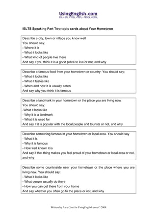 101 ielts-speaking-part-two-topic-cards-that-tie-in-with-ielts-speaking ...