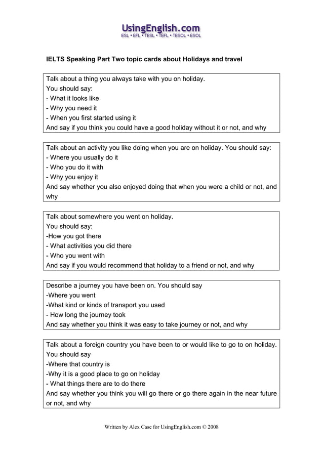 101 ielts-speaking-part-two-topic-cards-that-tie-in-with-ielts-speaking ...