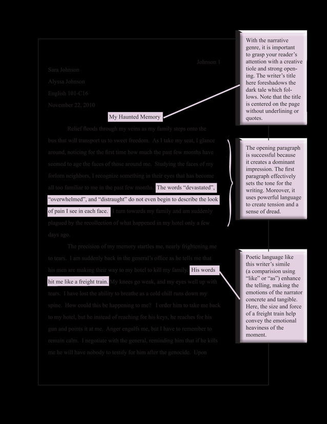 "My Haunted Memory" | PDF