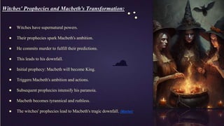 Supernatural Elements and Beliefs in The Play "Macbeth" : Relevance in ...