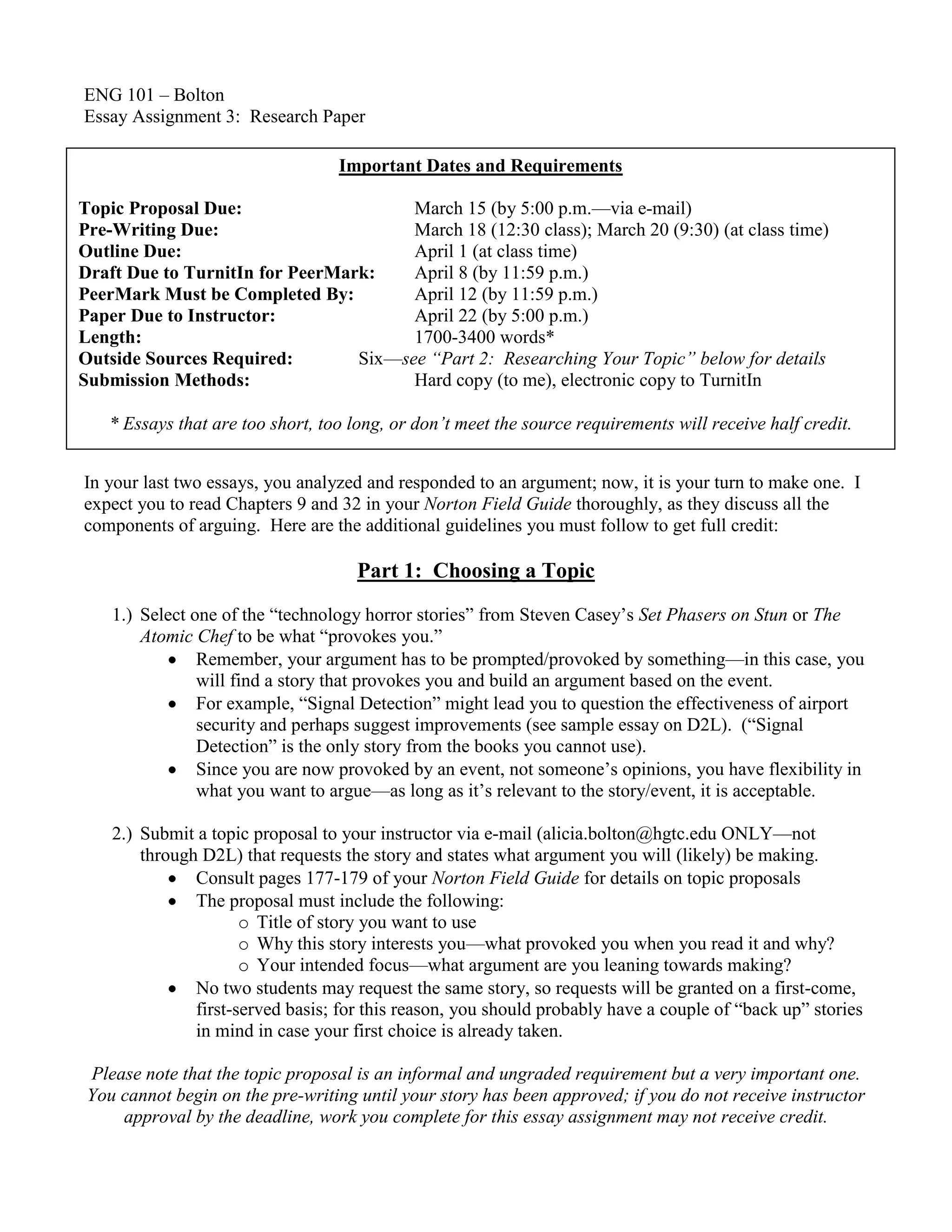 Research paper assignment | PDF