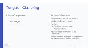 Training Slides: 101 - Basics: Tungsten Clustering - Under The Hood | PDF | Cloud Computing ...