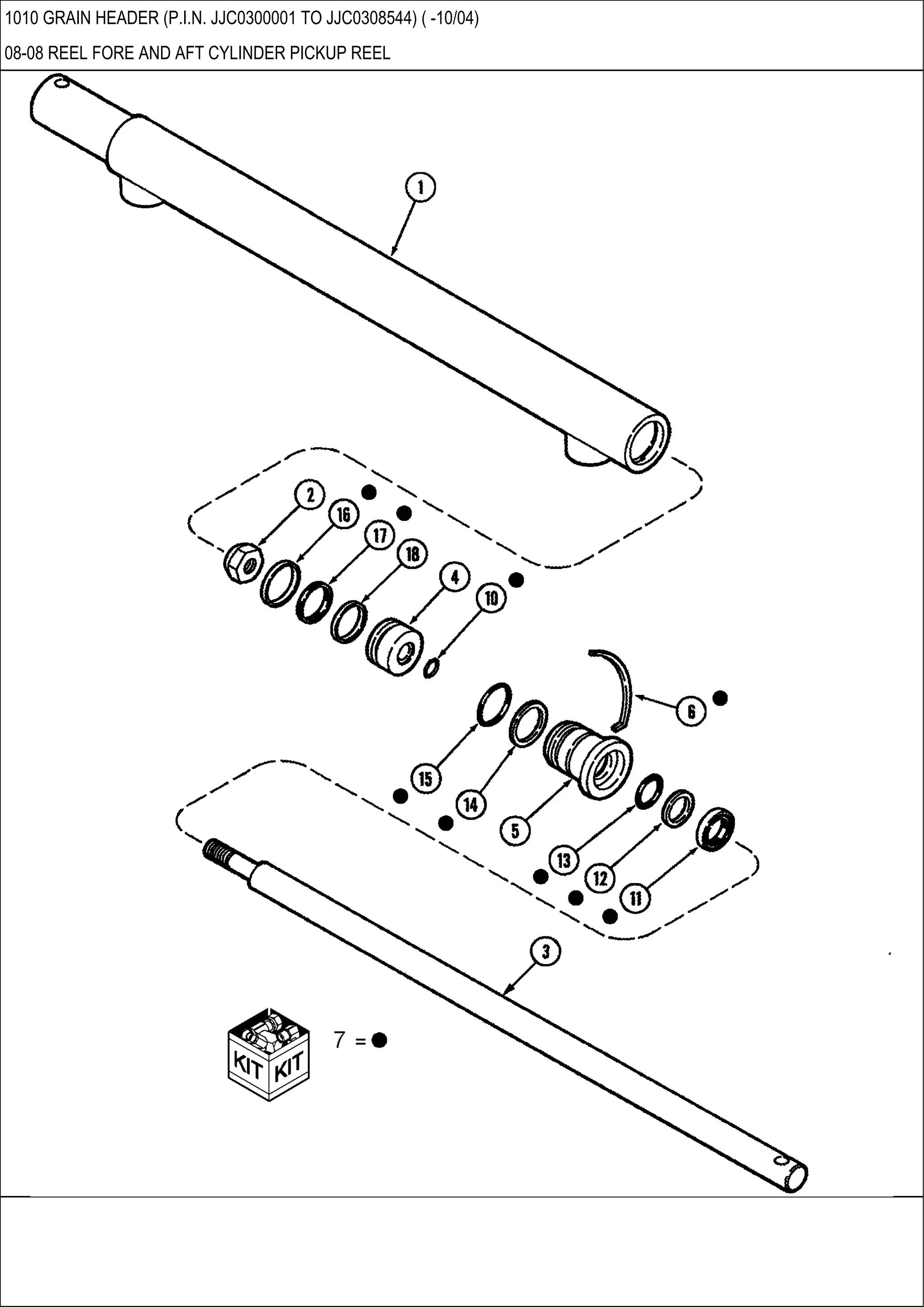 CASE 1010 GRAIN HEADER parts catalog | PDF