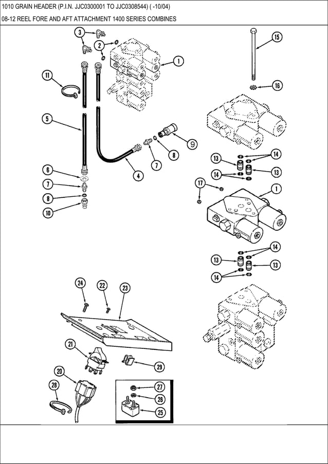 CASE 1010 GRAIN HEADER parts catalog | PDF | Auto Type | Automotive