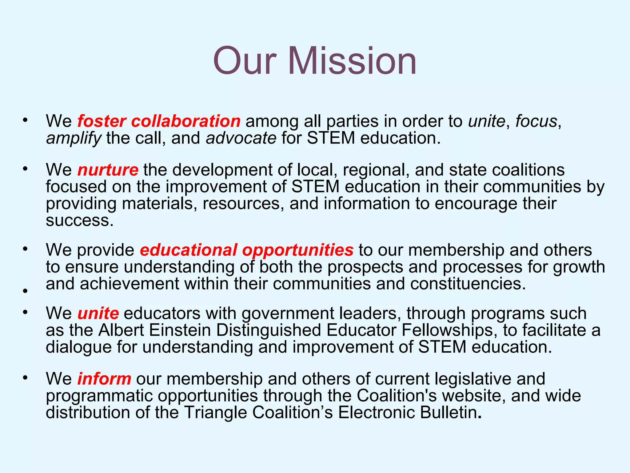 10-10-04_02 Vance Ablott: Triangle Coalition | PPT | Education industry ...