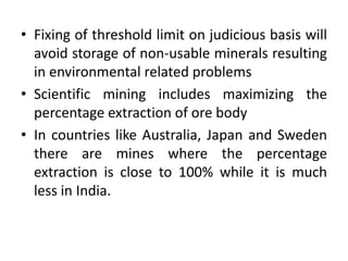 Threshold value of minerals by Indian bureau of Mines.pdf