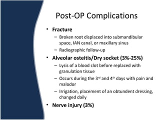 Complicated Extraction and Odontectomy | PPT