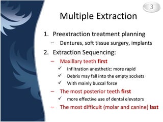 Complicated Extraction and Odontectomy | PPT