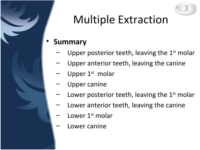 Complicated Extraction and Odontectomy | PPT | Dental Health | Diseases ...