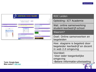 101025 presentatie ict in onderwijs | PPTX