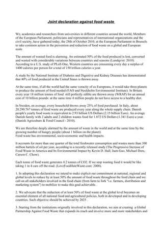 Joint_declaration_against_food-wastage | PDF