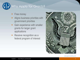 Grant Writing for Law Enforcement | PPTX
