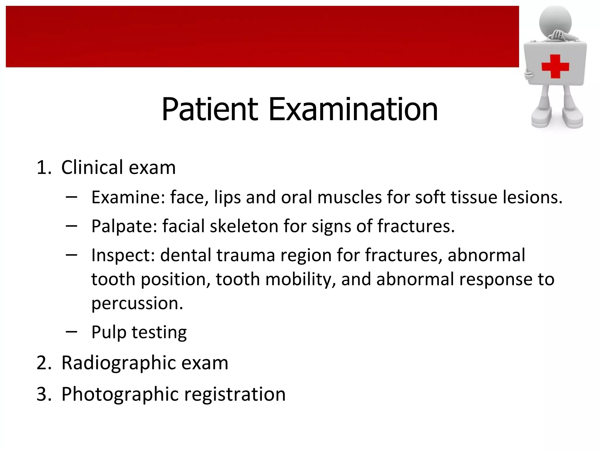 Traumatic Dental Injury and Treatment | PPT