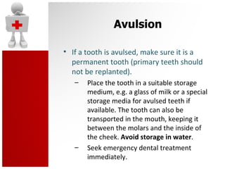 Traumatic Dental Injury and Treatment | PPT