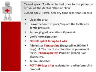Traumatic Dental Injury and Treatment | PPT